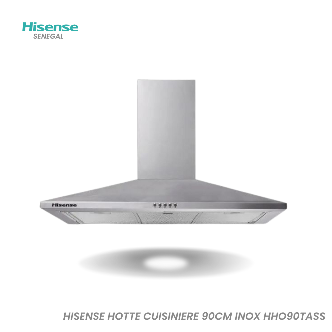 Hisense Hotte Cuisiniere 90CM Inox HHO90TASS – Hometech SA