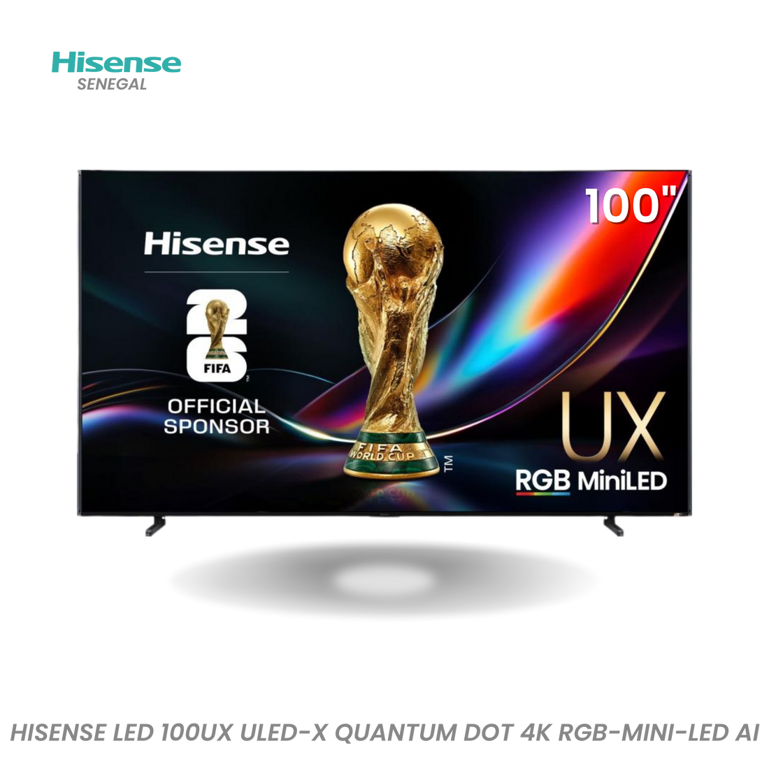 Hisense Led 100UX ULED-X Quantum Dot 4K RGB-MINI-LED AI – Hometech SA