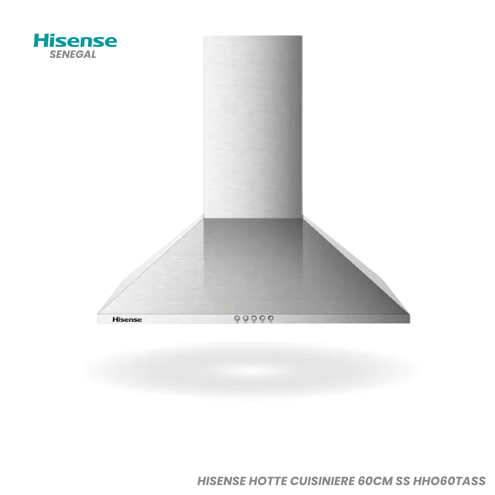 HISENSE HOTTE CUISINIERE 60CM SS HHO60TASS - Hometech SA